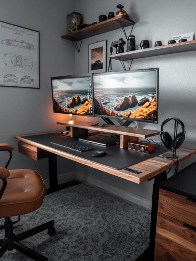 The Ultimate Productivity Hub: The Modern Computer Desk Workstation ...