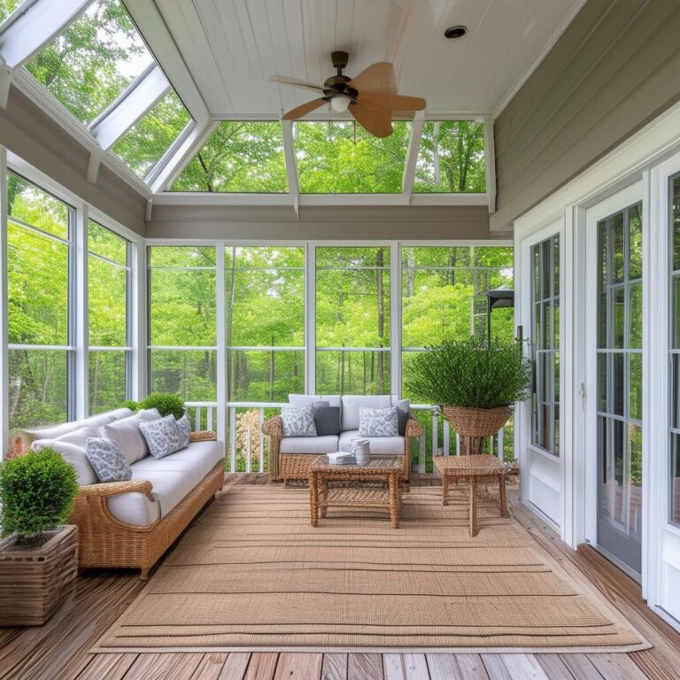 The Art of Creating an Idyllic Screened Porch - LanZhome