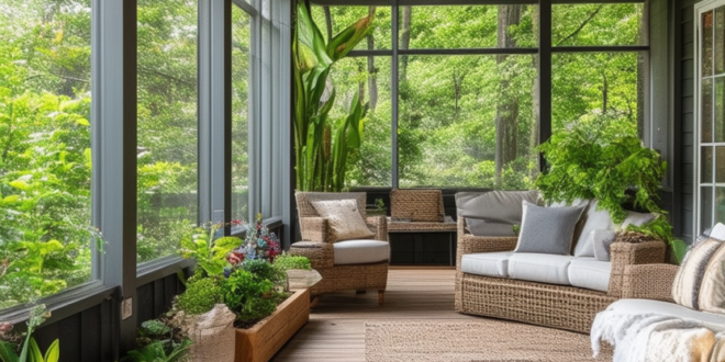 Transform Your Outdoor Space: Innovative Ideas for a Stylish Screened-In Porch – lanzhome.com