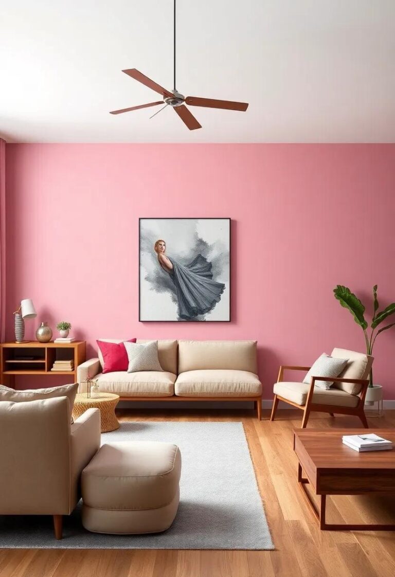 23 Stunning Living Room Wall Color Combinations to Enhance Wood Accents ...