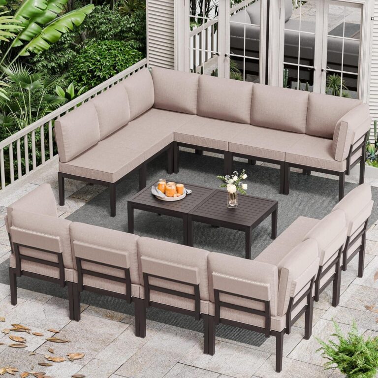 14-Piece Modular Patio Set Review | Comfort Meets Style & Function